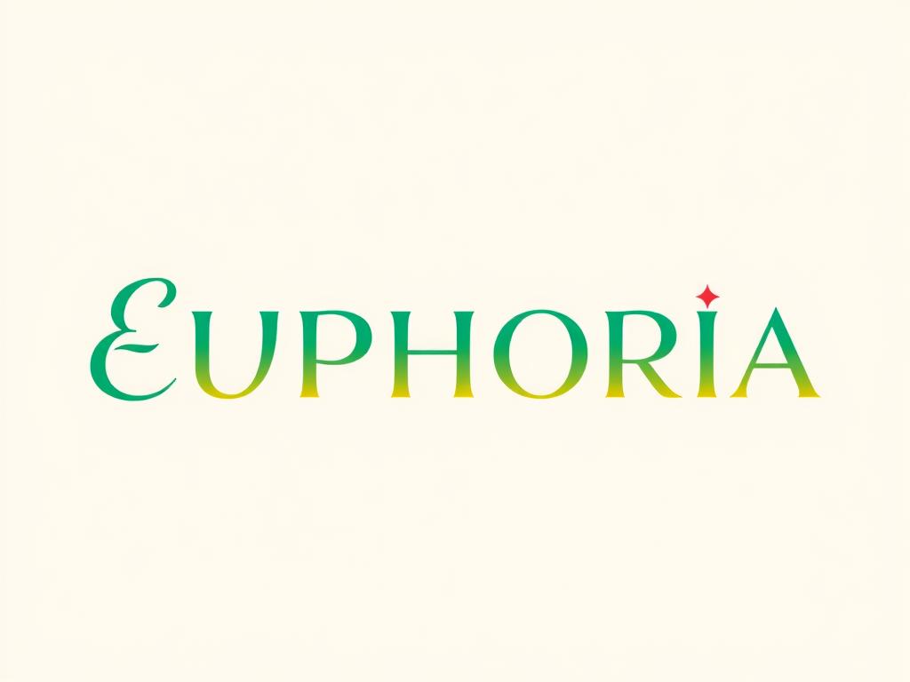 Design A Vibrant Multi-hued Wordmark Logo For “EUPHORIA”