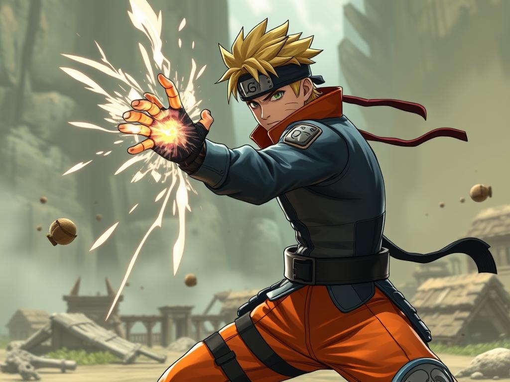 Luffy In Gear 5 Fighting Naruto In Sage Mode