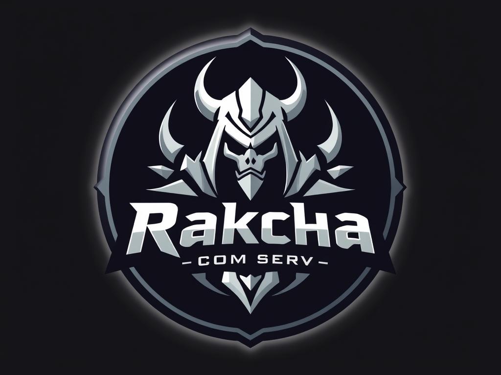 A Logo For A Gaming Server Named Rakcha