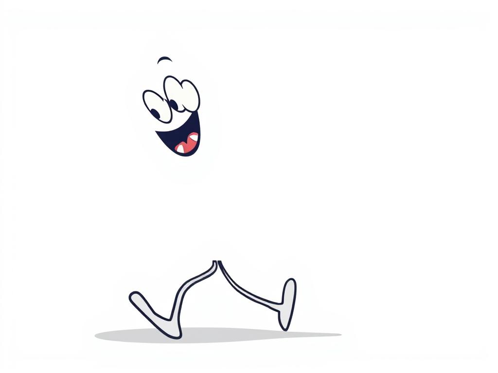 Number 2 In Cartoon Style Exaggerated Wobbly Shape Like Someone