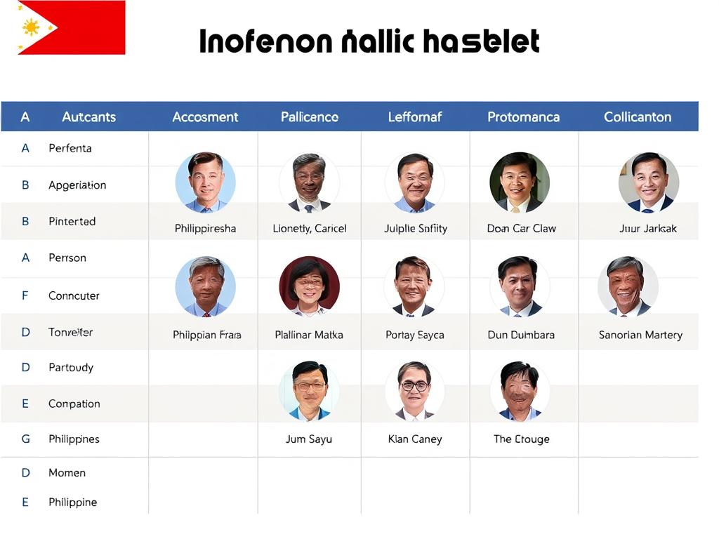 Create Table Showing Current Philippine Government Officials